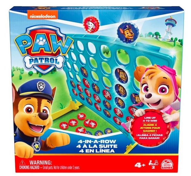 Gra 4 W Rzędzie Psi Patrol - Arena.pl
