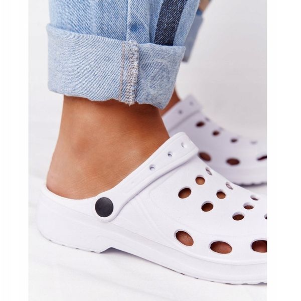 Damskie Klapki Białe Piankowe Eva r.37 - Arena.pl