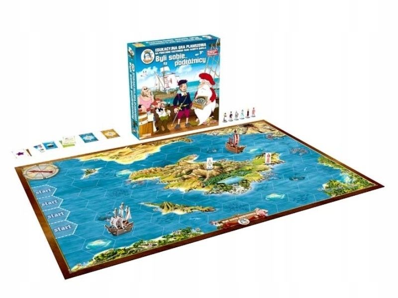 Hippocampus gra planszowa byli sobie podróżnicy - archiwum Arena.pl