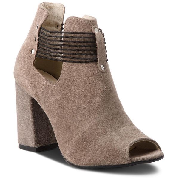 Botki letnie damskie skórzane Esperansa 1630 szare zamszowe R.40 ...