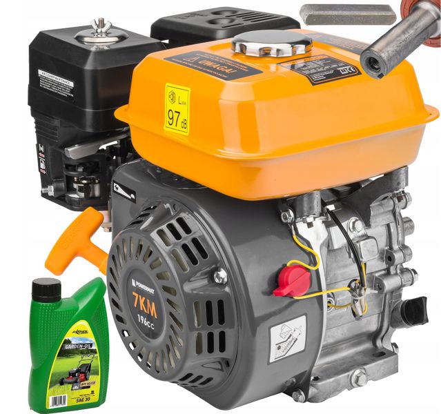 SILNIK SPALINOWY GX160 OHV 7KM WAŁEK 20MM + OLEJ - Arena.pl
