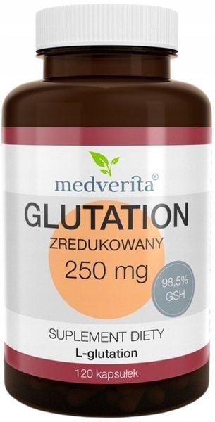 Kup Medverita Glutation zredukowany 250 mg 120 kapsułek Silny ...