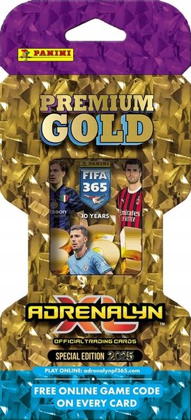 BLISTER PREMIUM GOLD FIFA 365 2025 KARTY PIŁKARSKIE DO ALBUMU PANINI ...