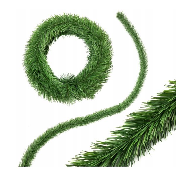 GIRLANDA 500 cm SZTUCZNA CHOINKOWA ZIELONA ŁAŃCUCH - Arena.pl