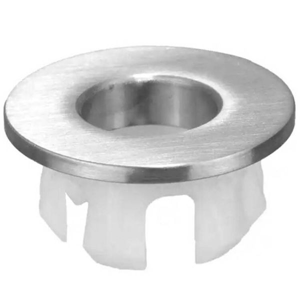 ROZETA Otworu Przelewowego do Umywalki 30mm srebrna DA96 - Arena.pl