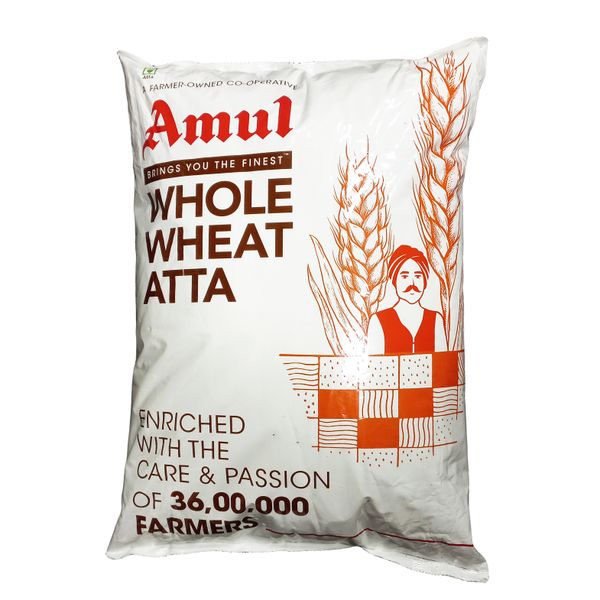 Mąka pełnoziarnista Whole Wheat Atta Amul 10kg - Arena.pl