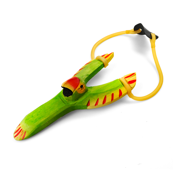 Papuga Piracka | 24 cm | Drewno | Proca | Broń Drewniana - Arena.pl
