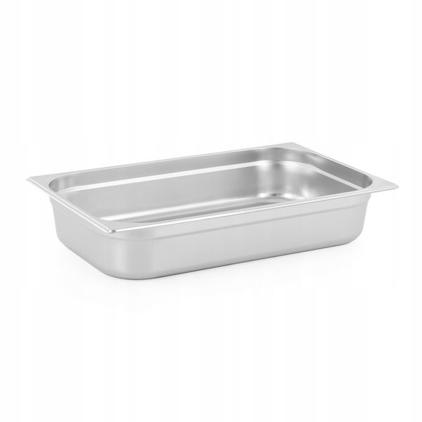 POJEMNIK GASTRONOMICZNY GN 1/1 100 mm STAL NIERDZEWNA 13 L MJUSK - Arena.pl