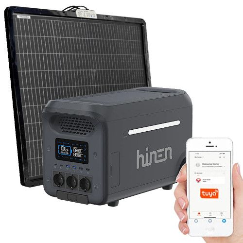 STACJA ZASILANIA HINEN TUYA LIFEPO4 3000W Z PANELEM 100W - Arena.pl