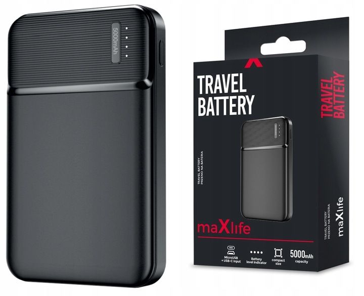 PowerBank 5000mAh USB Micro Power Bank do Telefonu - Arena.pl