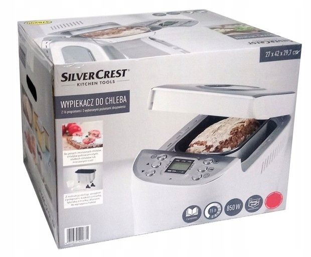 Wypiekacz do chleba SilverCrest SBB 850 E1 850W - Arena.pl