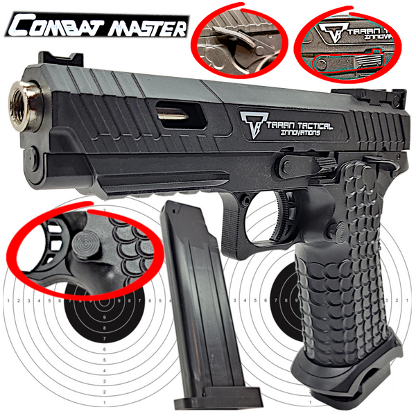 Pistolet COMBAT MASTER na kulki ASG Replika Broni AIRSOFT GUN 6mm ...