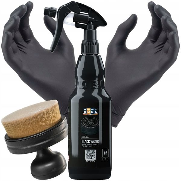 Kup ADBL BLACK WATER CZERNIDŁO DRESSING DO OPON + APLIKATOR ZESTAW ...