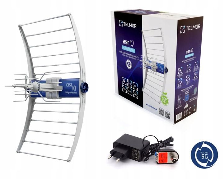 Kup Antena UHF Telkom-Telmor ASR IQ 5G NEW z zasilaczem na arena.pl i ...