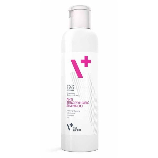 VET EXPERT ANTISEBORRHOEIC SHAMPOO - szampon przeciwłojotokowy 250ml ...