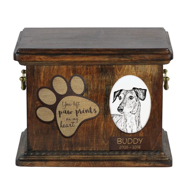 Chart arabski - urna z płytką ceramiczną i tabliczką z sentencją - Arena.pl