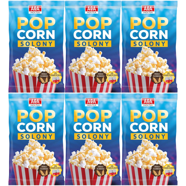 Aga Holtex Popcorn solony 90g x 6 sztuk - Arena.pl