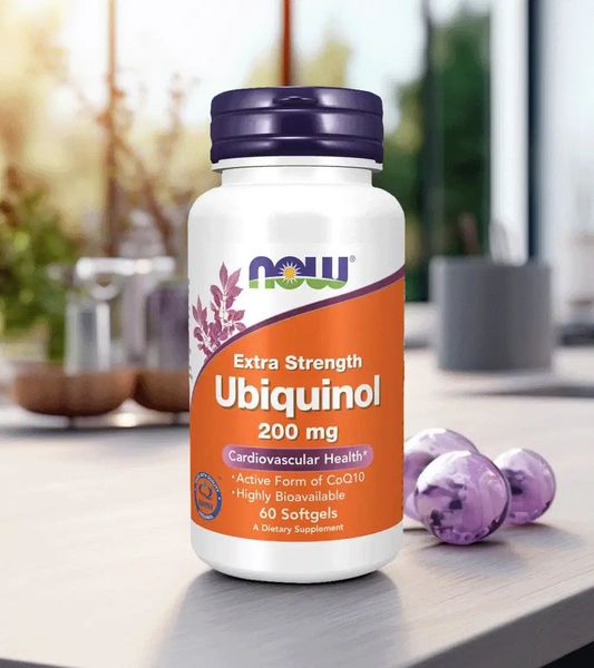 Now Foods - Ubichinol,Koenzym Q10 200 mg - 60 kaps. - Arena.pl