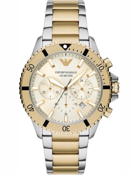 ZEGAREK MĘSKI EMPORIO ARMANI AR11606 Two-Tone Chronograph + BOX - Arena.pl