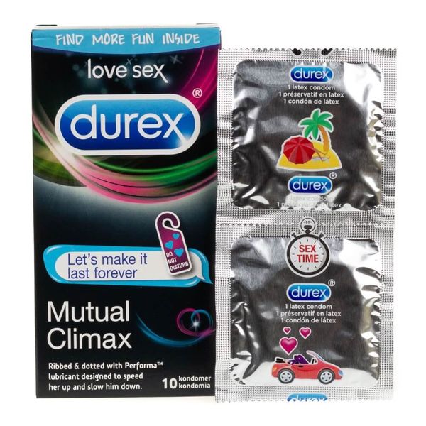 Durex prezerwatywy Mutual Climax - 10 sztuk - Arena.pl