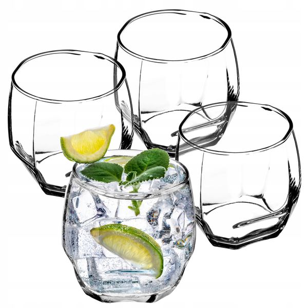 Szklanki 300ml Zestaw 4szt Do Drinków Napojów Soku - Arena.pl