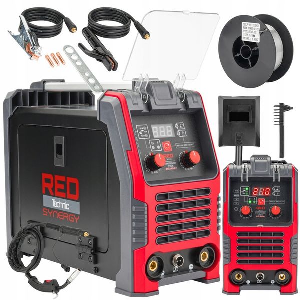 Spawarka Inwertorowa Migomat MIG MAG MMA TIG LIFT 210A Synergia Drut FLUX - Arena.pl