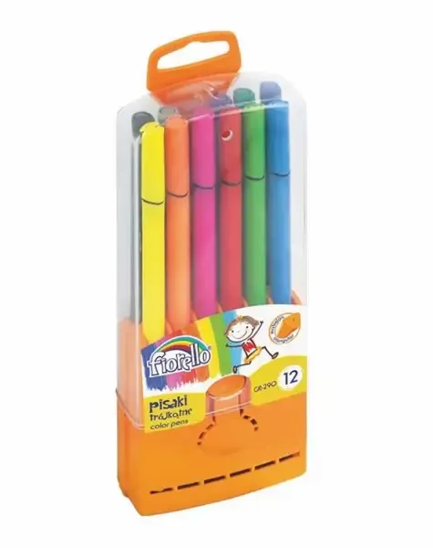 Pisaki trójkatne 12 kolorów FIORELLO - Arena.pl