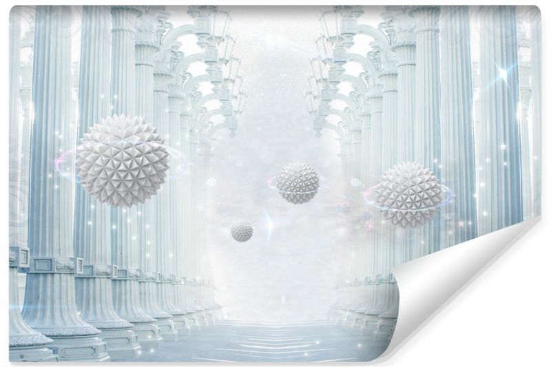 Fototapeta Abstrakcja Kule Nowoczesny TUNEL Efekt 3D 180cm x 120cm - Arena.pl