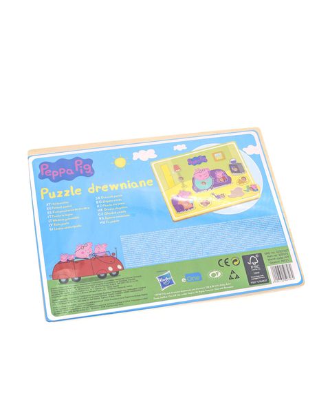 PEPCO Puzzle Drewniane Świnka Pepe 9 el - Arena.pl