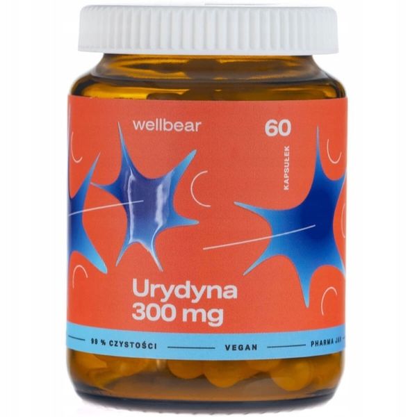 Kup Wellbear Urydyna 300 mg Bóle Kręgosłupa Nerwobóle 60 kapsułek na ...