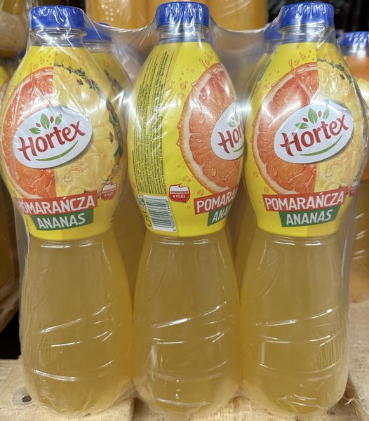 Hortex pomarańcza-ananas 1,75l - karton - Arena.pl