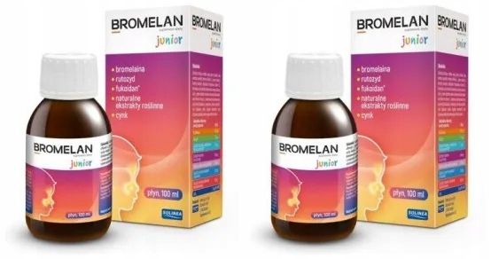Bromelan Junior syrop na zatoki dla dzieci 100 ml - Arena.pl