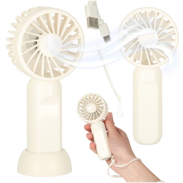 Kup Mini Wentylator USB Przenośny Biurkowy Wiatrak Ręczny z Podstawką 3 ...