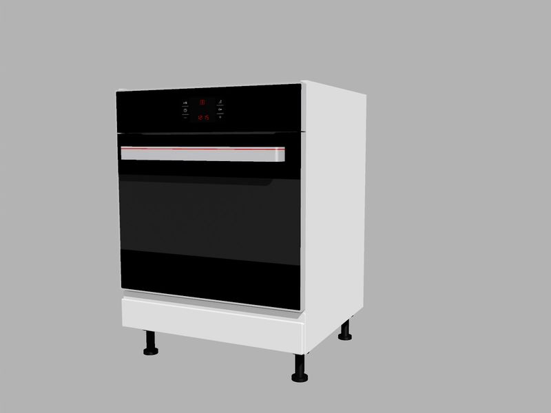 Szafka dolna 60 cm pod piekarnik, podchwyt biały połysk, mat, kolory ...