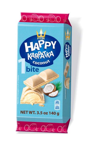 Flis Happy karpatka o smaku kokosowym 140g - Arena.pl