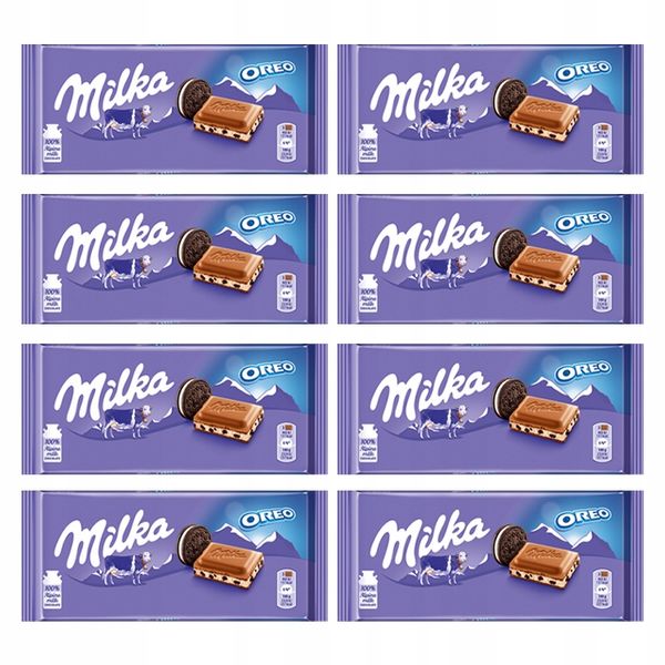 MILKA CZEKOLADA OREO 8x100g - Arena.pl