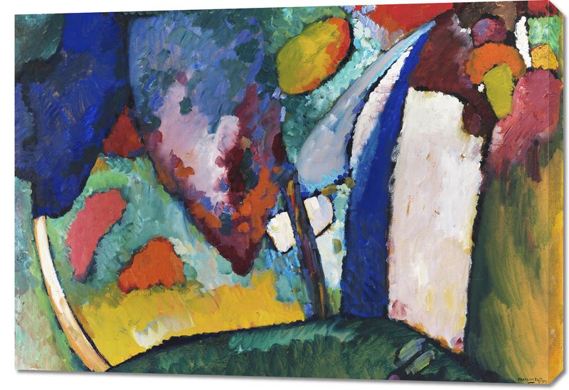 Obraz 100x70cm The Waterfall, Wassily Kandinsky. Vintage do Salonu ...