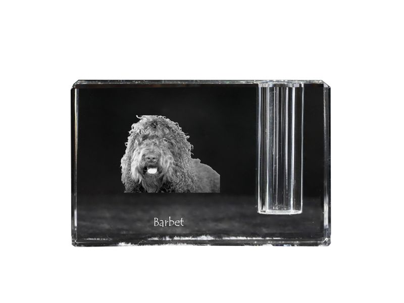 Barbet penholder kryształowy z psem Art-Dog - Arena.pl