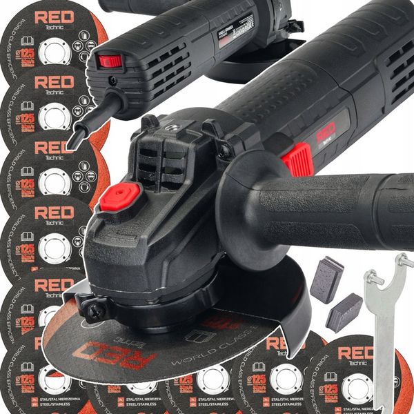 Kup Szlifierka KĄTOWA Diax Kątówka SIECIOWA 125MM 10x TARCZA 1300W ...