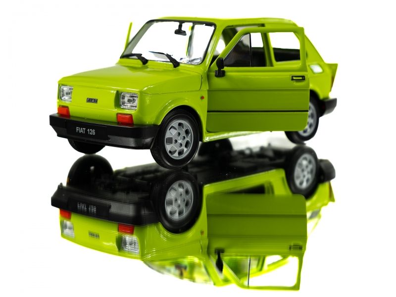 WELLY MALUCH FIAT 126P 1:21 SAMOCHÓD KOLEKCJONERSKI jas ziel - Arena.pl