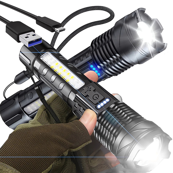Kup LATARKA AKUMULATOROWA LED 30W ŁADOWANA Z USB-C ZOOM OŚWIETLENIE ...