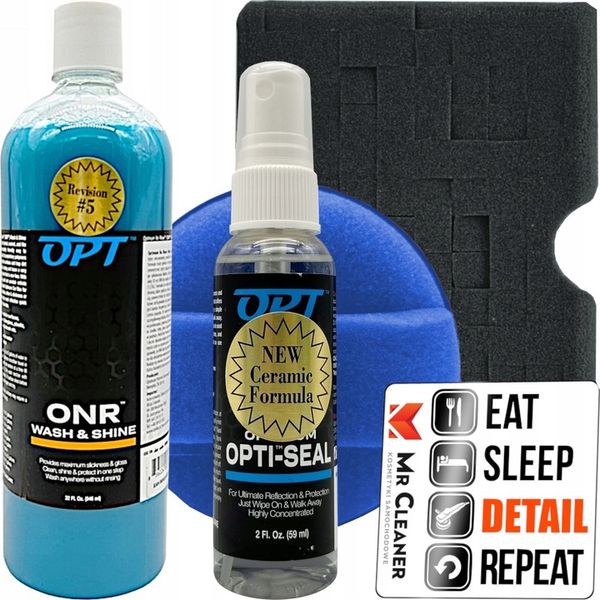 OPTIMUM No Rinse ONR 950 ml Gąbka Big Sponge Zestaw Do Mycia Bezwodnego ...