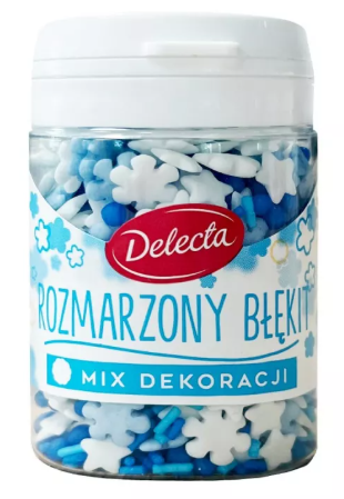 Kup Delecta ROZMARZONY BŁĘKIT Mix dekoracji POSYPKA PŁATKI CUKROWE 55g ...