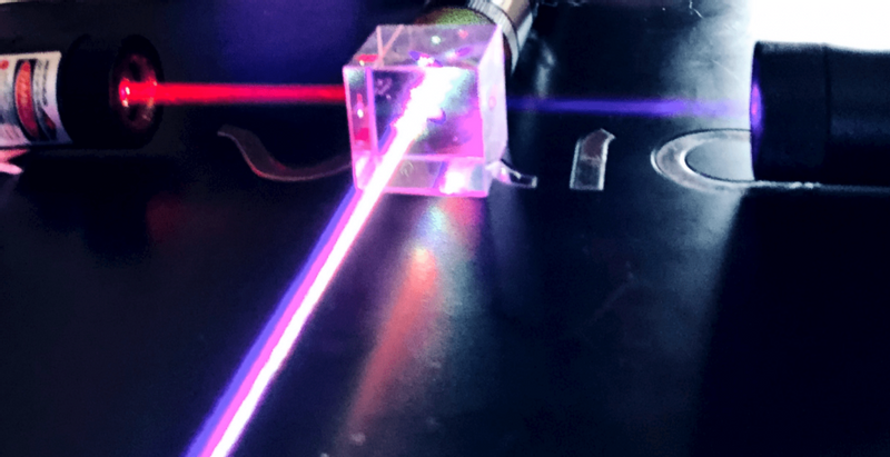 PRYZMAT RGB X CUBE 15mm.FIZYKA, LASER - Arena.pl