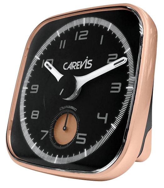 CAREVIS C09 Budzik analogowy, cichy mechanizm, oddzielna tarcza do ...