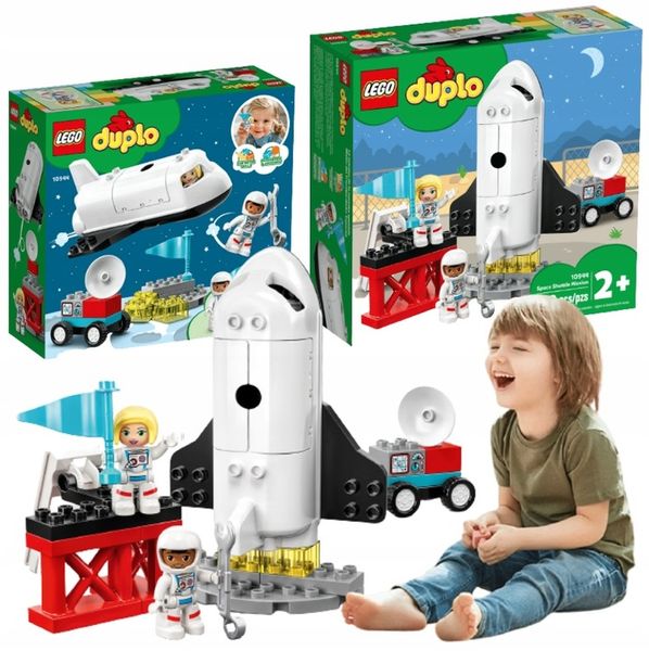 Kup KLOCKI LEGO DUPLO LOT PROMEM RAKIETĄ W KOSMOS PREZENT DLA 2,3,4,5 ...