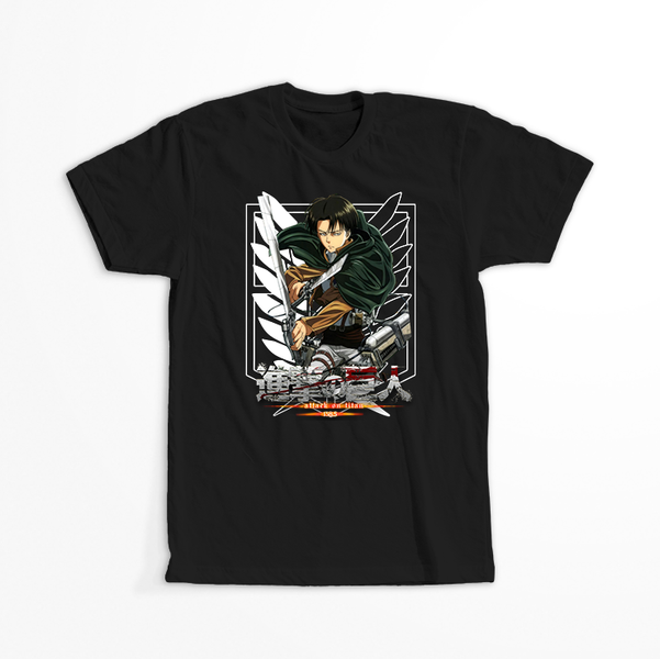 Koszulka Czarna Attack on titan WYBIERZ KOLOR KOSZULKI I FASON Męska XL - Arena.pl