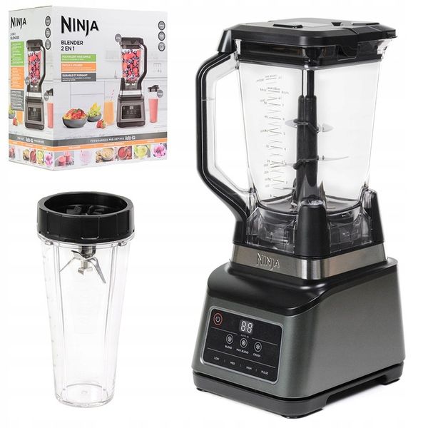 Blender kielichowy NINJA BN750EU 1200W 2,1L 2w1 Auto-iQ +BIDON - Arena.pl