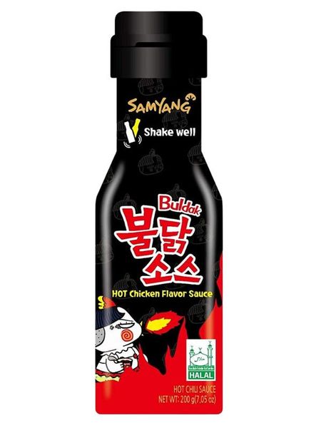 Sos buldak samyang extra hot chicken ramen ostry koreański czarny ...