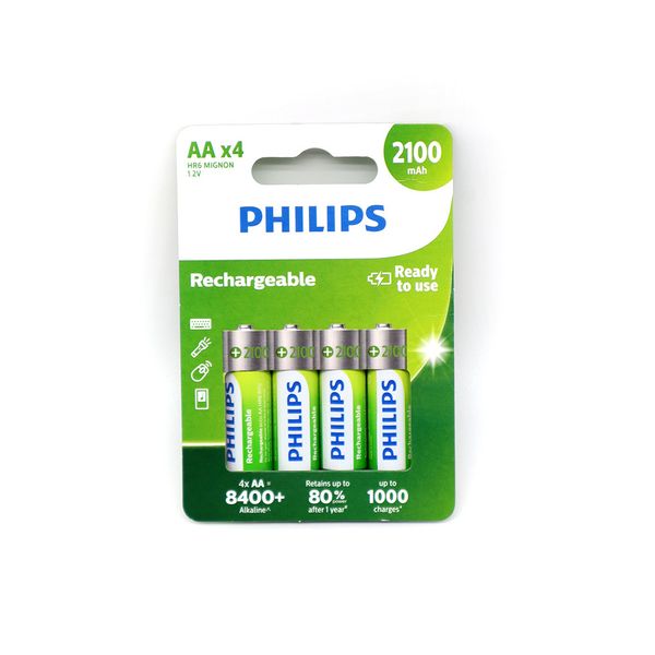 AKUMULATOR BATERIA LR06 AA 2100mAh PHILIPS 4 SZT - Arena.pl